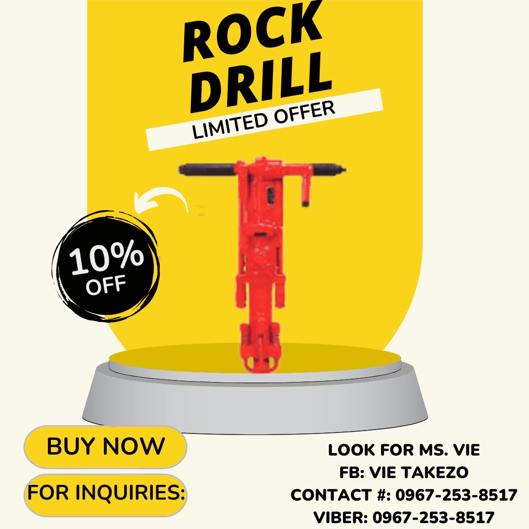 ROCK DRILL, Commercial & Industrial, Industrial Equipment on Carousell