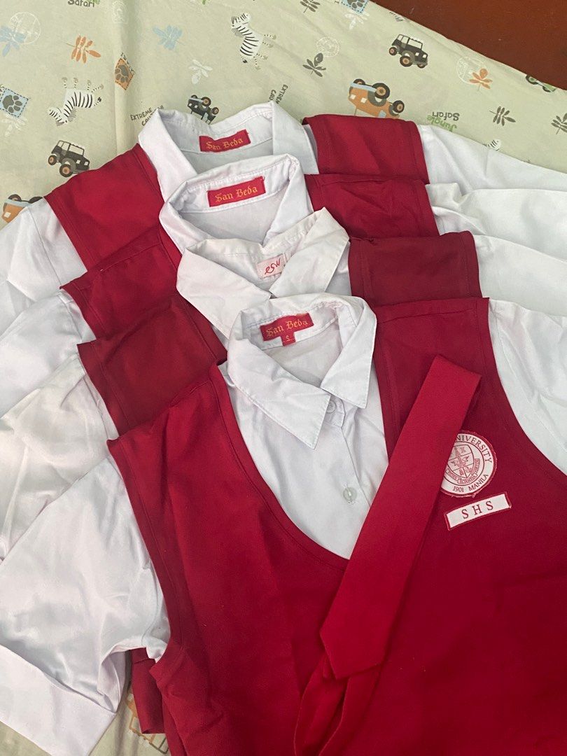 San Beda SHS Uniform, Women's Fashion, Tops, Blouses on Carousell