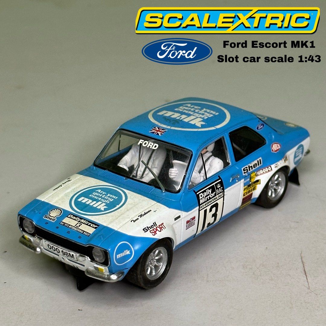 Scalextric 1973 Ford Escort MK1 slot car, Hobbies & Toys, Toys & Games ...