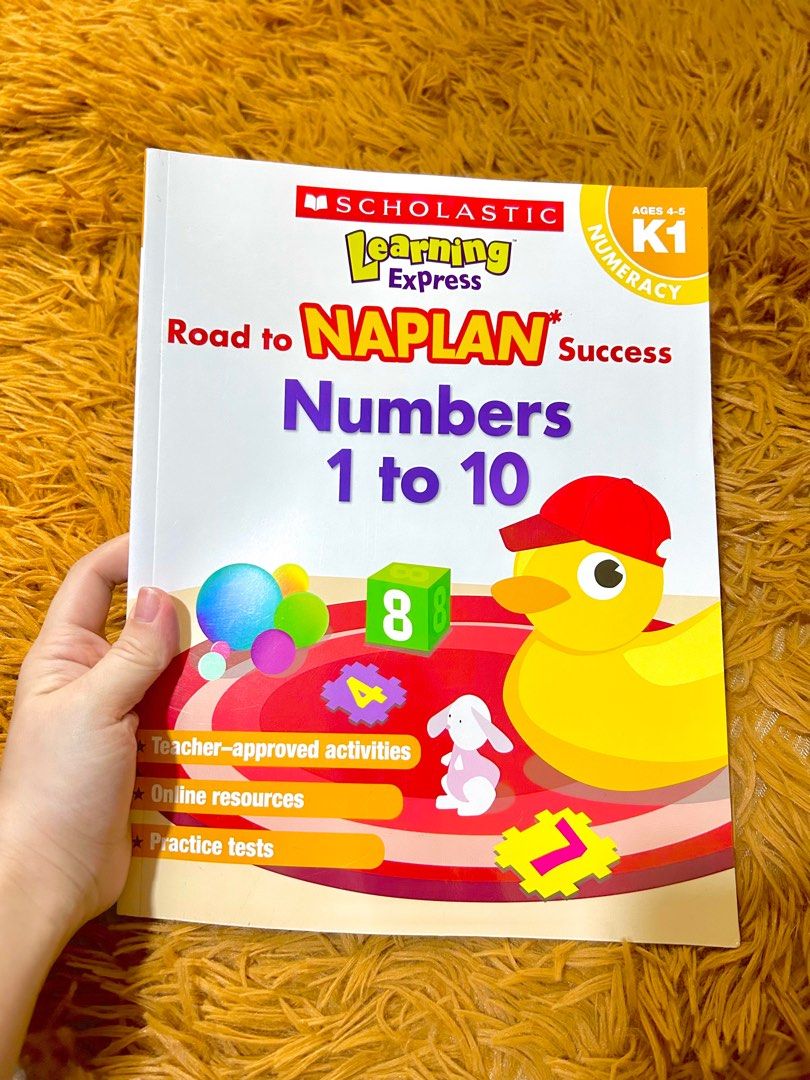 Scholastic Road to NAPLAN Success Numbers 1-10 Workbook, Hobbies & Toys ...