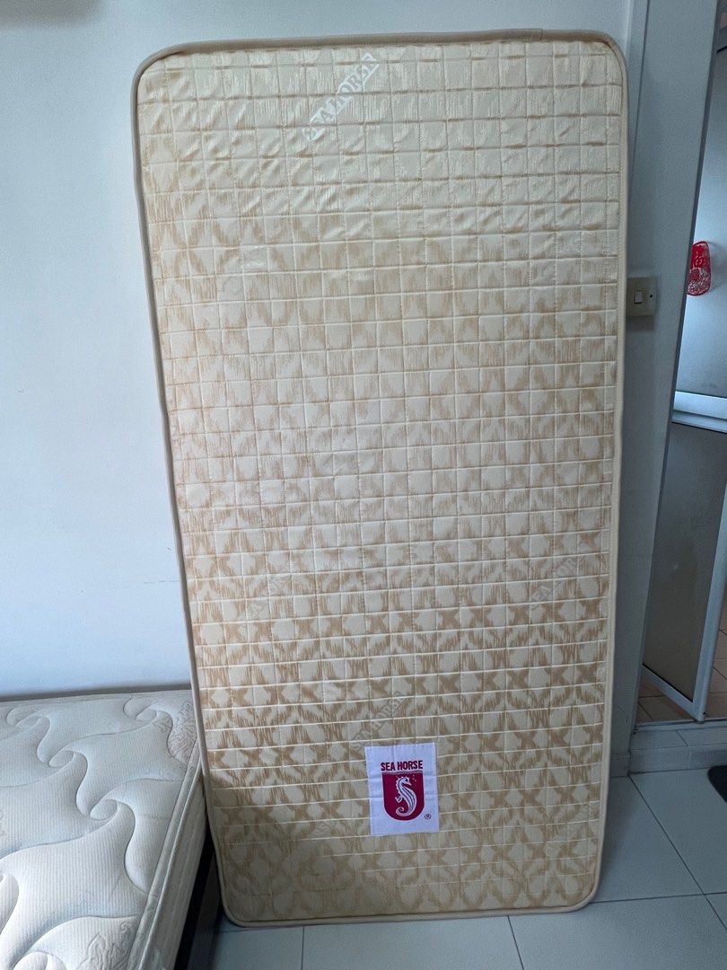 Seahorse hard mattress 6.5 inch, Furniture & Home Living, Furniture ...