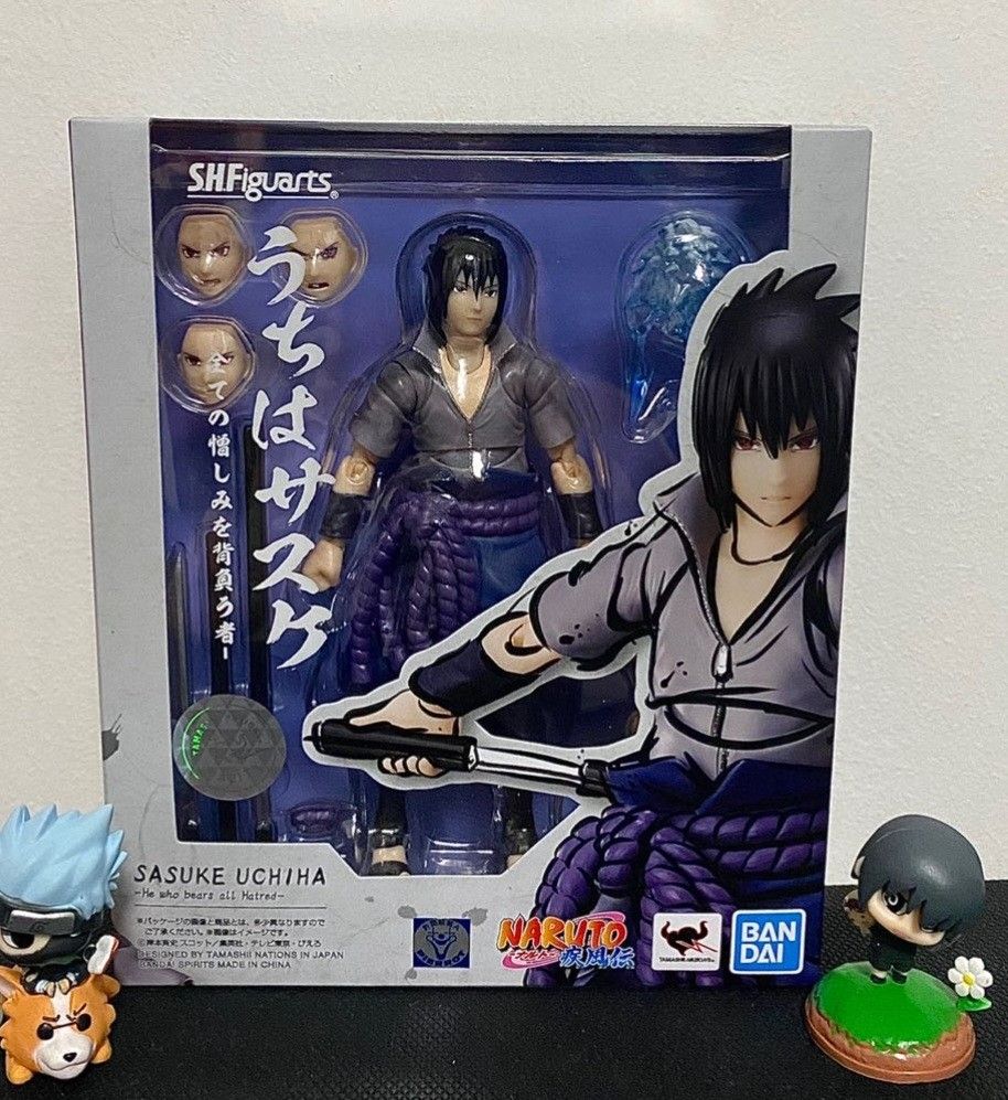 Shf Sh Figuarts Bandai Tamashii Nations Naruto Shippuden Sasuke 2.0 adult, Hobbies & Toys, Toys ...