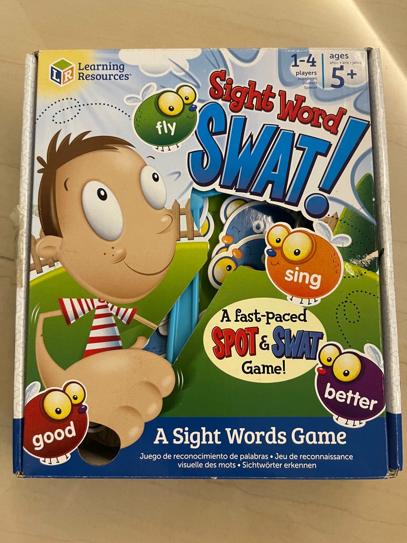 Sight Word SWAT!, Hobbies & Toys, Toys & Games on Carousell