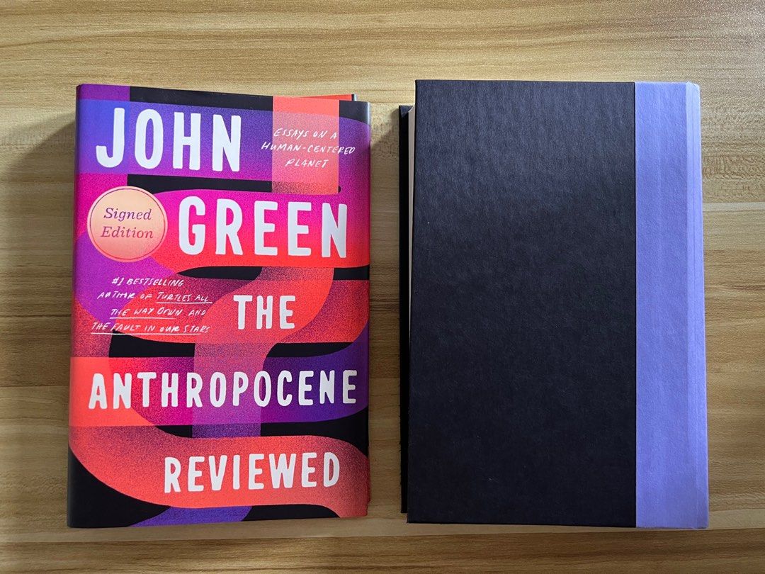 Signed Edition: John Green - The Anthropocene Reviewed, Hobbies & Toys ...