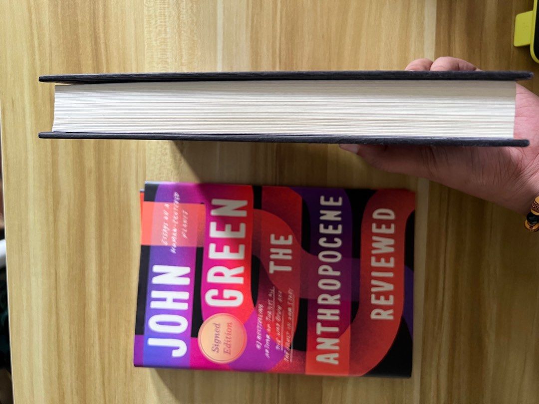 Signed Edition: John Green - The Anthropocene Reviewed, Hobbies & Toys ...