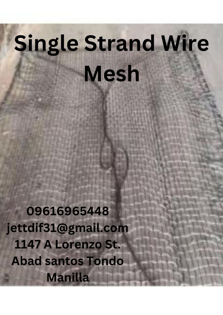 SINGLE STRAND WIRE MESH, Commercial & Industrial, Construction ...