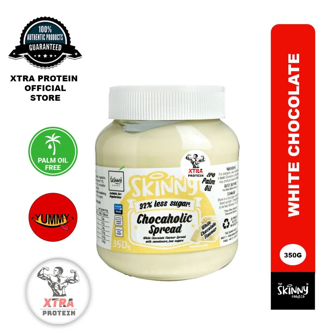 Skinny Food Milk Chocolate Spread (350g) Low Sugar, Health & Nutrition ...