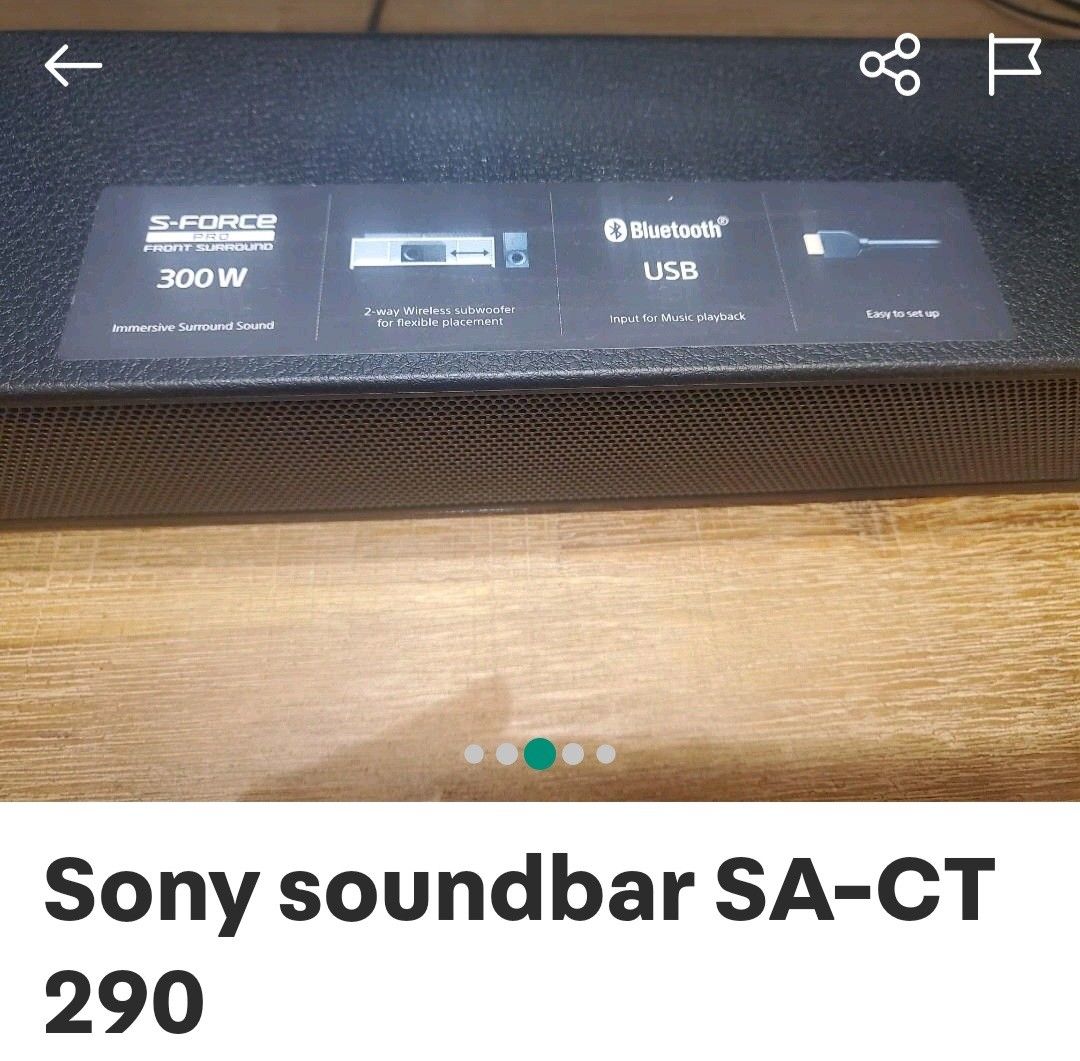SONY WIRELESS SOUNDBAR, Audio, Soundbars, Speakers & Amplifiers on ...