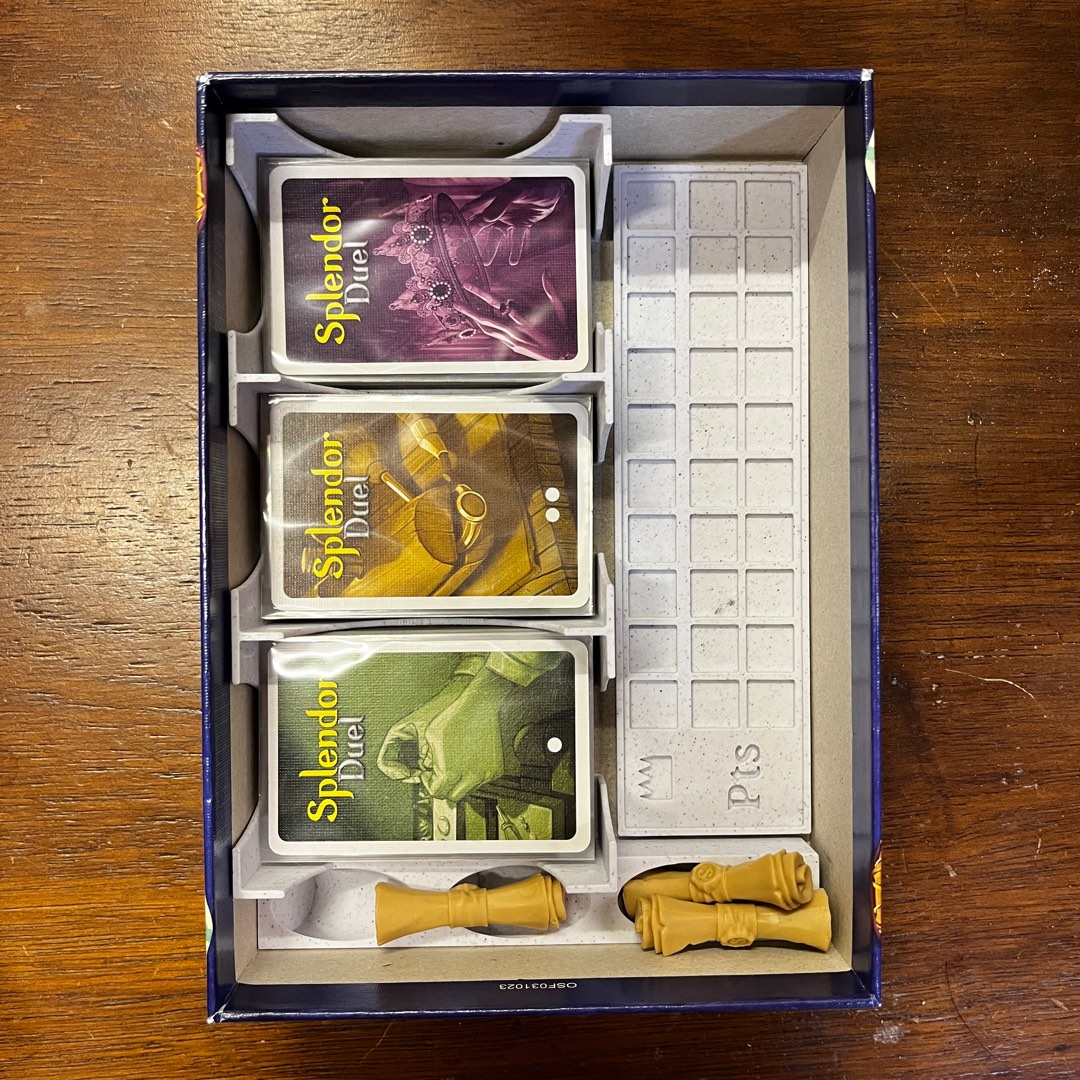 Splendor Duel board game insert on Carousell