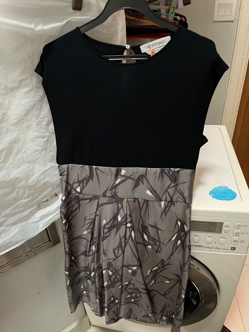 Sportsmax work /evening dress, Women's Fashion, Dresses & Sets, Dresses ...