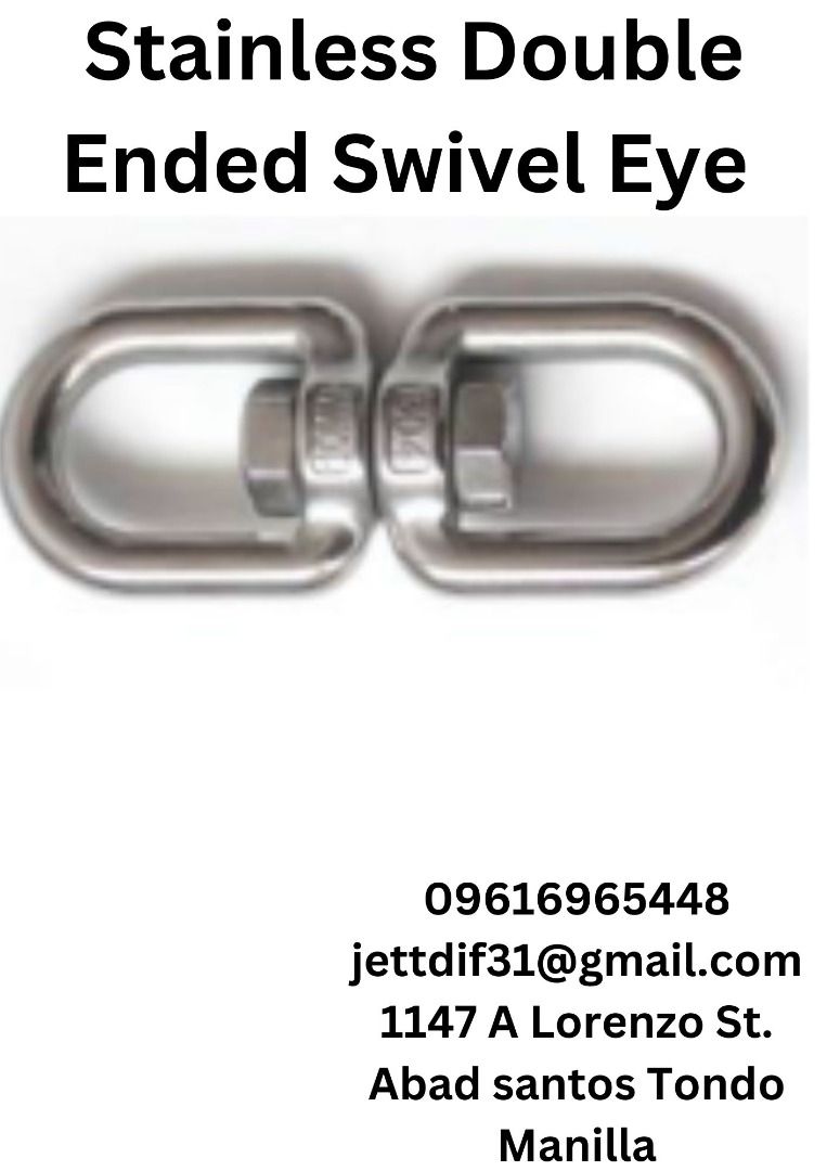 Stainless Double Ended Swivel Eye, Commercial & Industrial ...