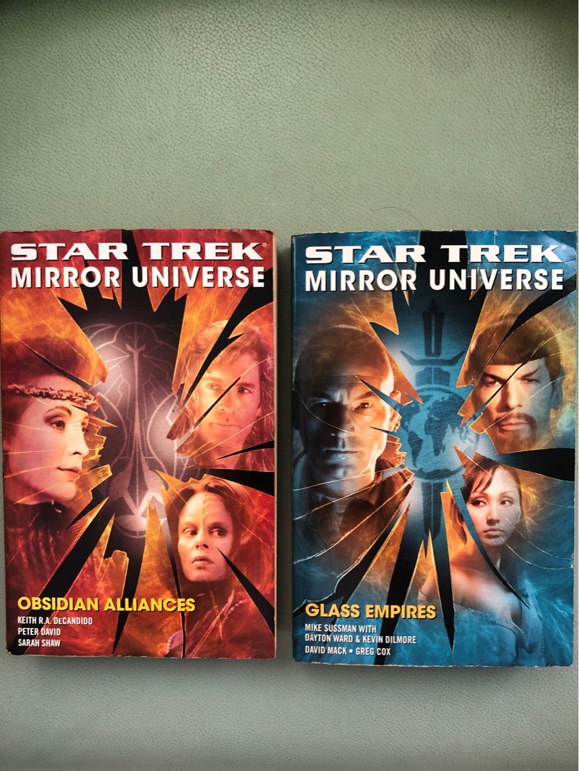 STAR TREK Mirror Universe novels, Sci-Fi, 1st U.S. Trade paperback ...