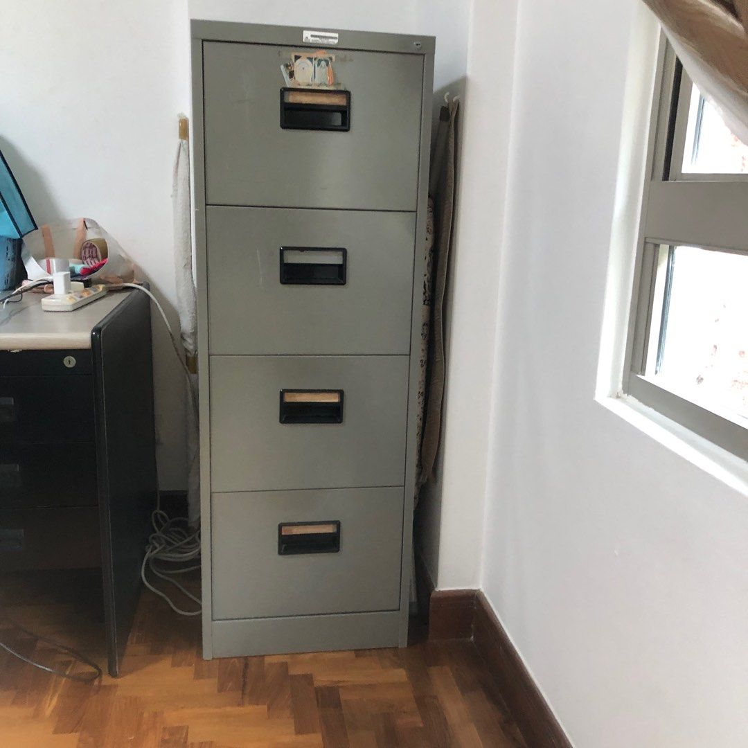 Steel Filing Cabinet, Furniture & Home Living, Furniture, Shelves ...