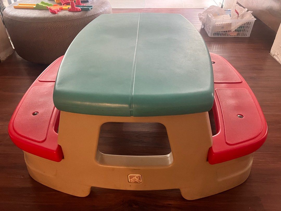 Step 2 table with bench, Babies & Kids, Baby Nursery & Kids Furniture ...