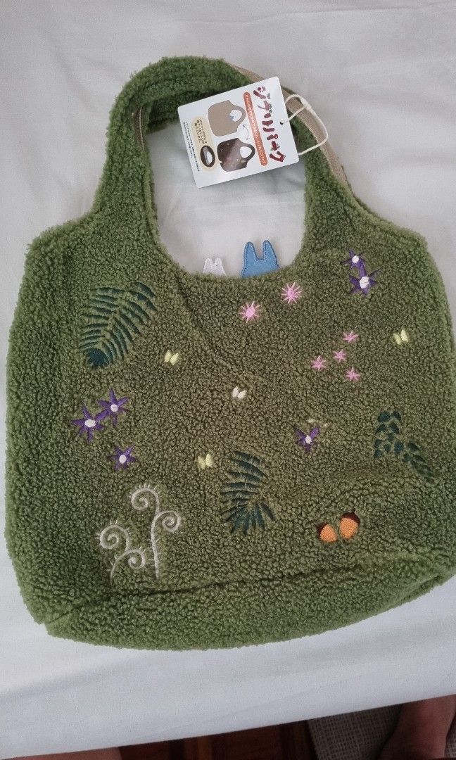 Studio Ghibli Reversible Moss Bag, Women's Fashion, Bags & Wallets ...