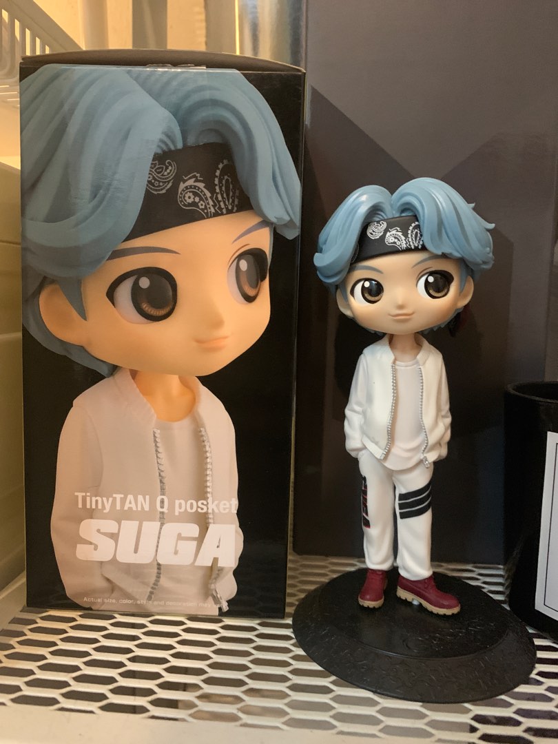 Suga Tiny Tan Qposket Mic Drop Edition, Hobbies & Toys, Toys & Games on Carousell