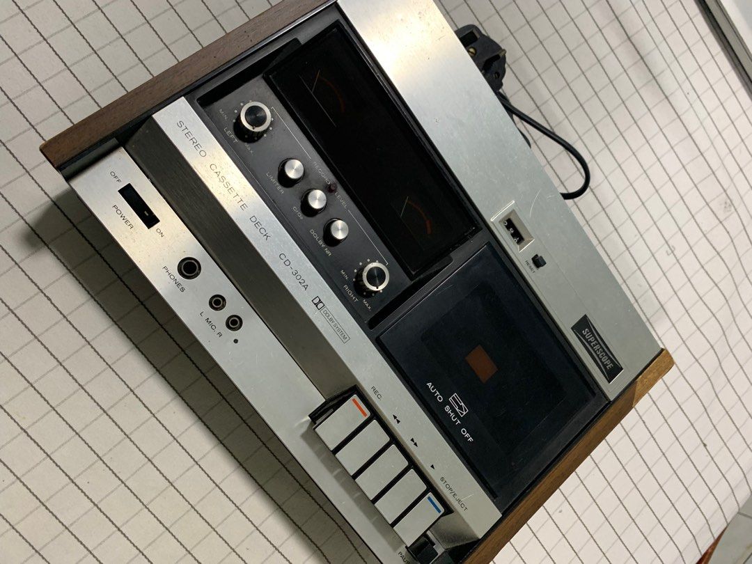 Superscope Top Load Cassette Deck Player, Audio, Other Audio Equipment ...