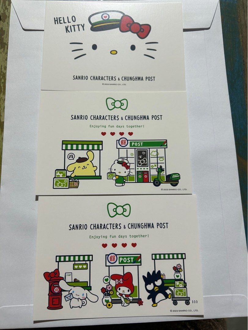 Taiwan ROC 2023 hello kitty my melody bad badtz-maru cinnamoroll ...