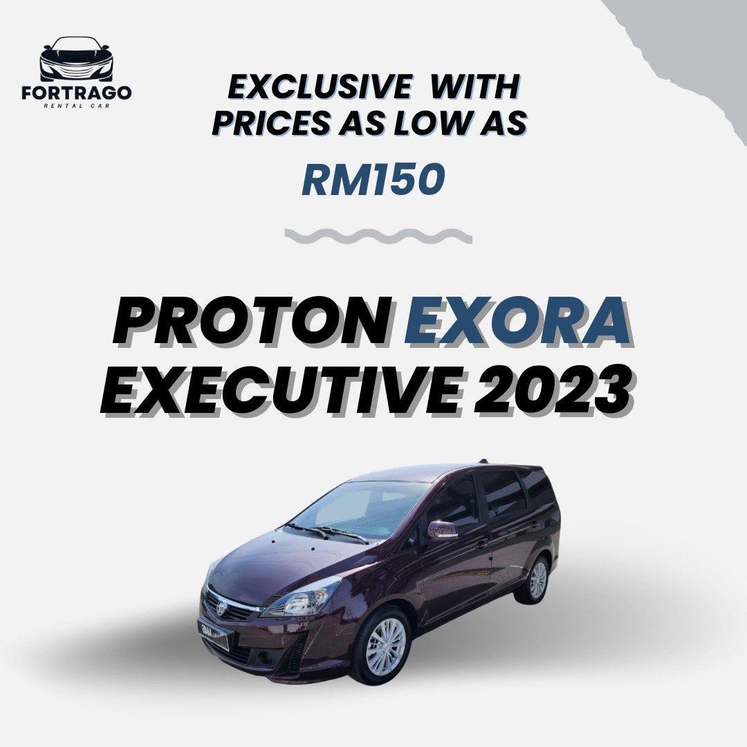 The New Proton Exora Executive 2023 Maroon, Cars, Vehicle Rentals on ...