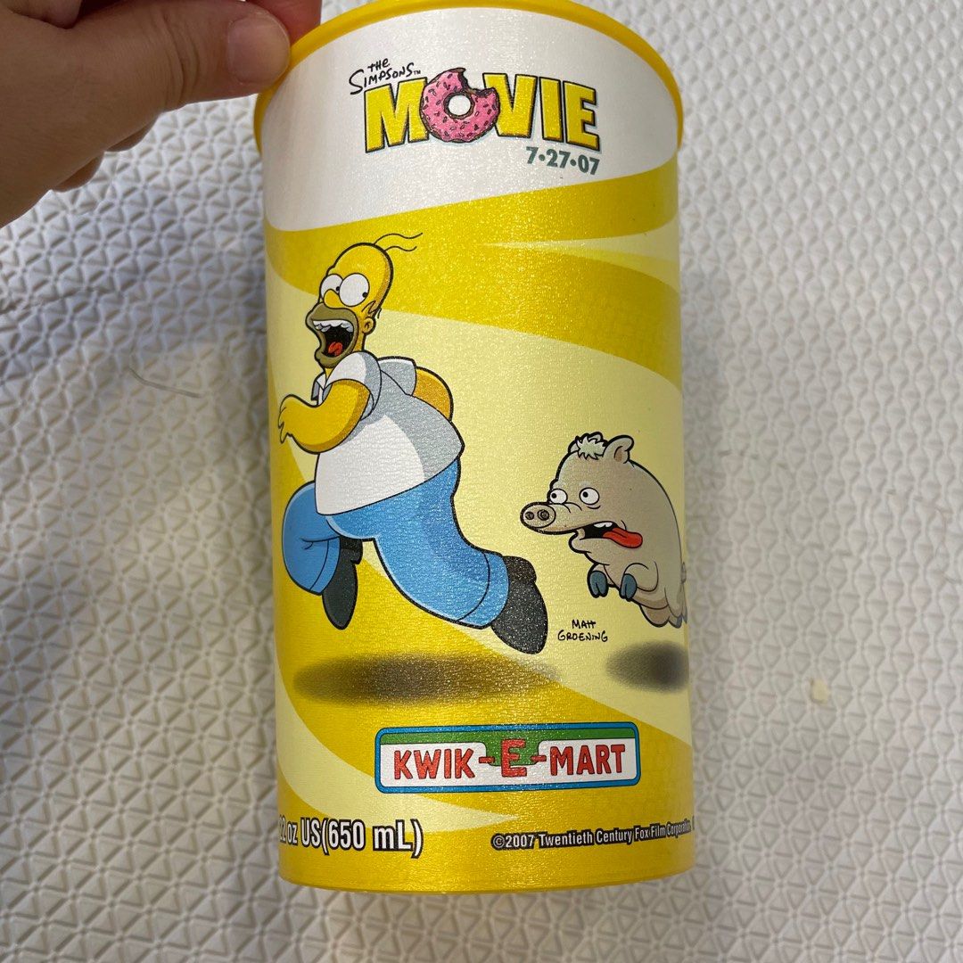 The Simpons Movie Cup, Hobbies & Toys, Collectibles & Memorabilia ...
