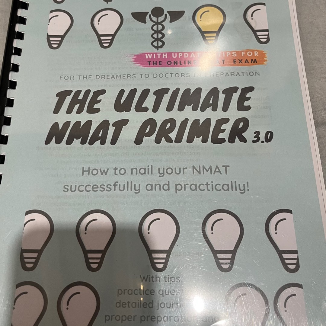 The Ultimate NMAT Primer/Reviewer 3.0 (2021 version) on Carousell