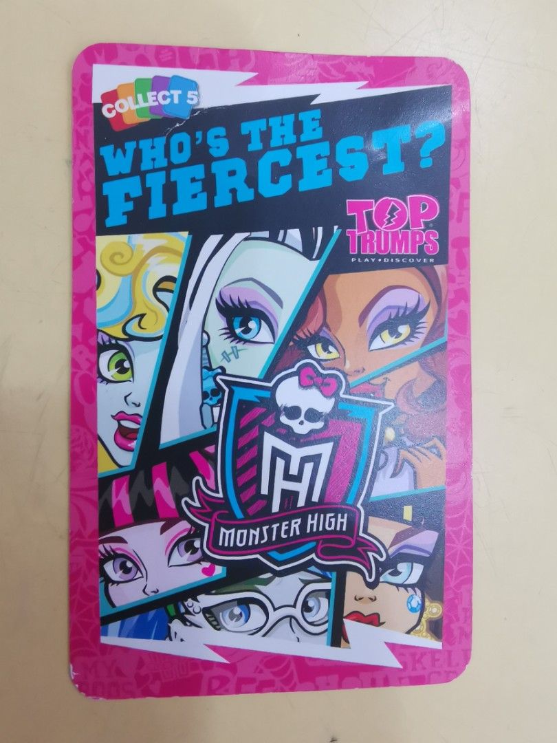 TOP TRUMPS Kids Card Games Who's The Fiercest, Hobbies & Toys, Toys ...