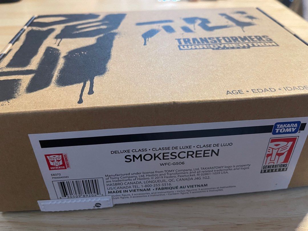 Transformers Generations Selects Deluxe WFC-GS06 Smokescreen Figure ...