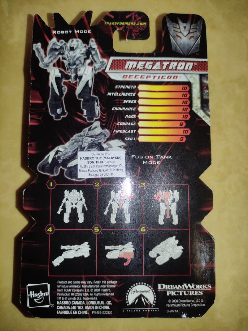 TRANSFORMERS ROTF MEGATRON LEGENOS CLASS, Hobbies & Toys, Toys & Games ...