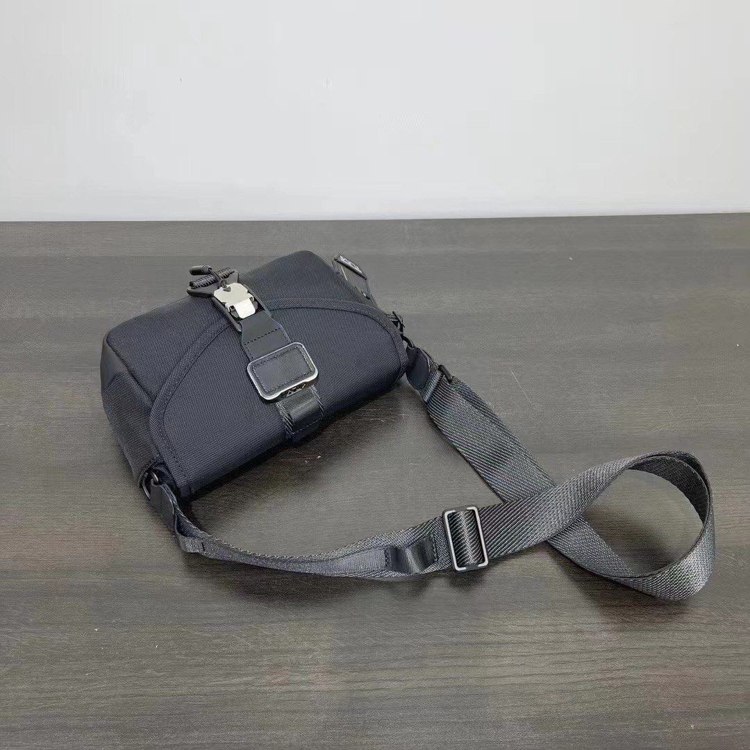 Tumi Alpha Bravo Compass Flap Crossbody-Black, Men's Fashion, Bags ...