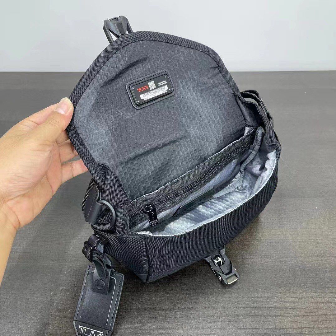 Tumi Alpha Bravo Compass Flap Crossbody-Black, Men's Fashion, Bags ...