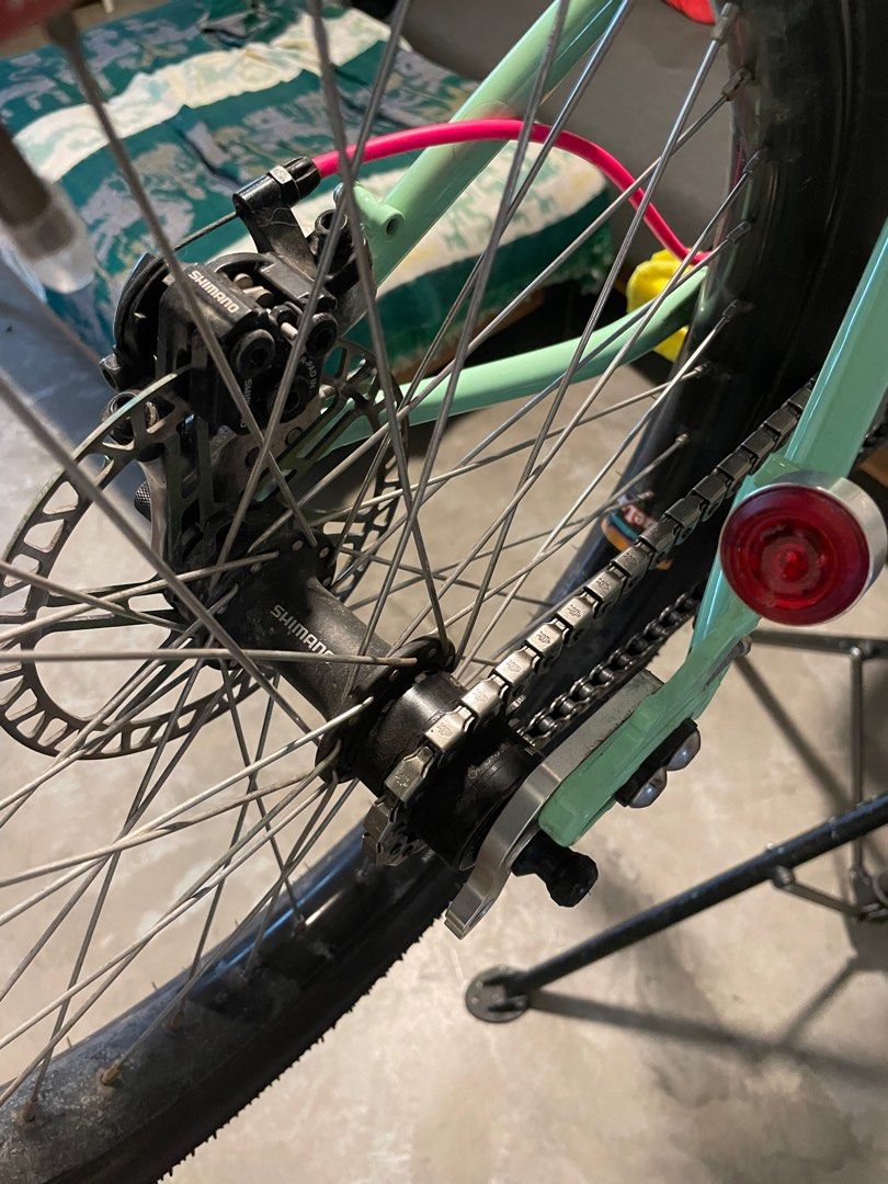 Velo orange neutrino mini velo folding bike bmx style Shimano 10 speed ...