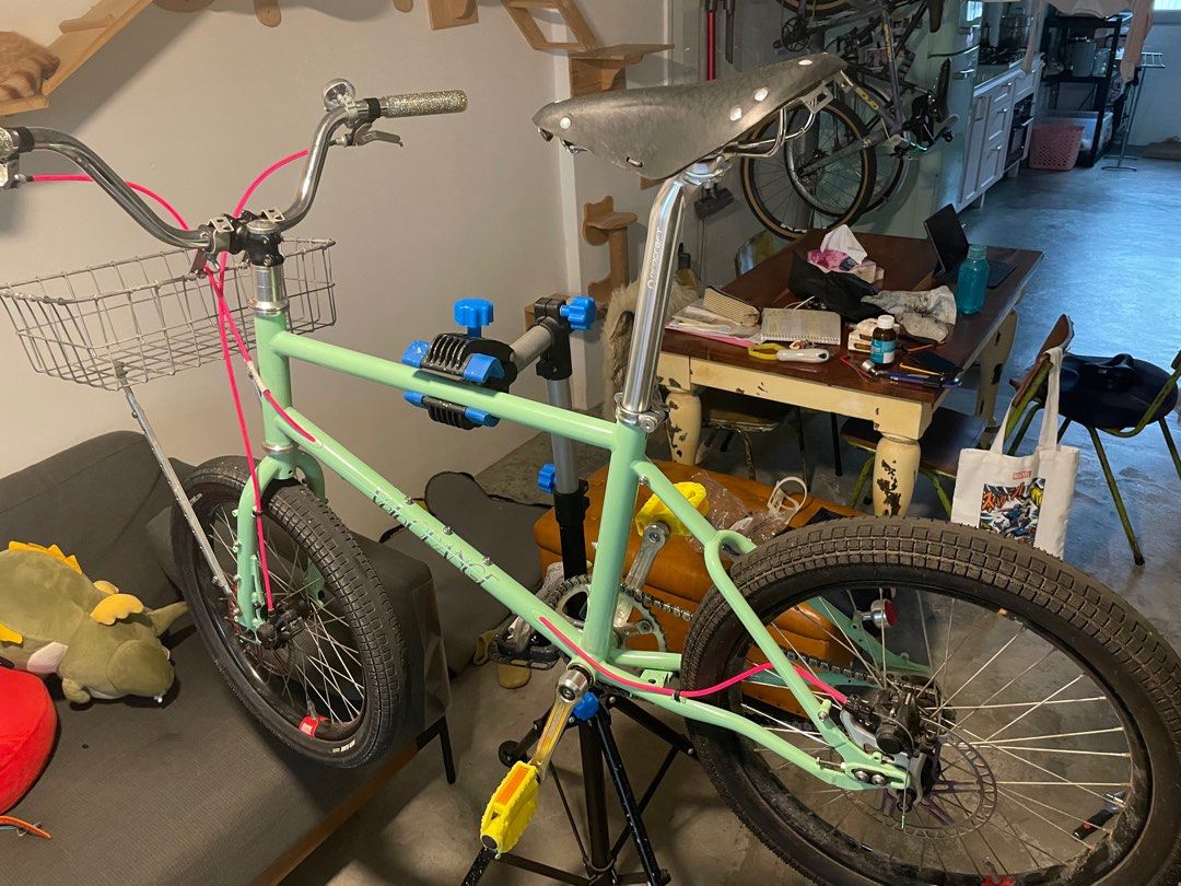 Velo orange neutrino mini velo folding bike bmx style Shimano 10 speed ...