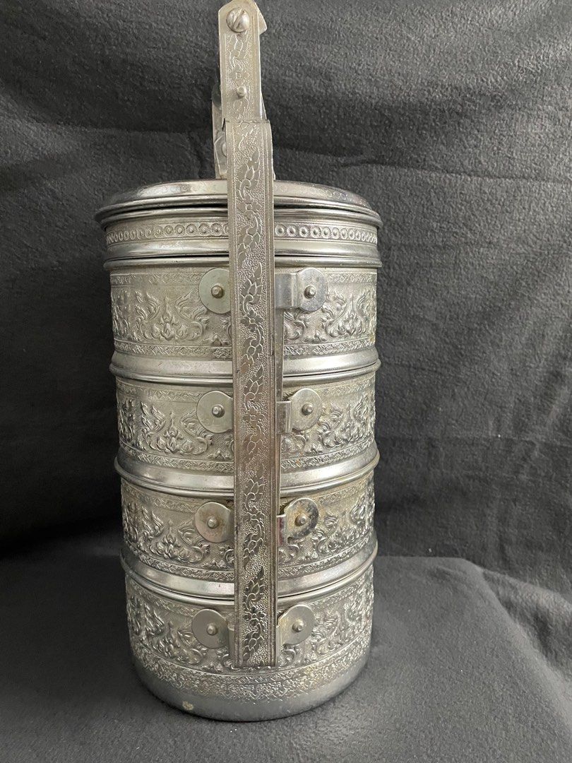 Vintage 5 tier Tiffin Carrier, Hobbies & Toys, Collectibles ...
