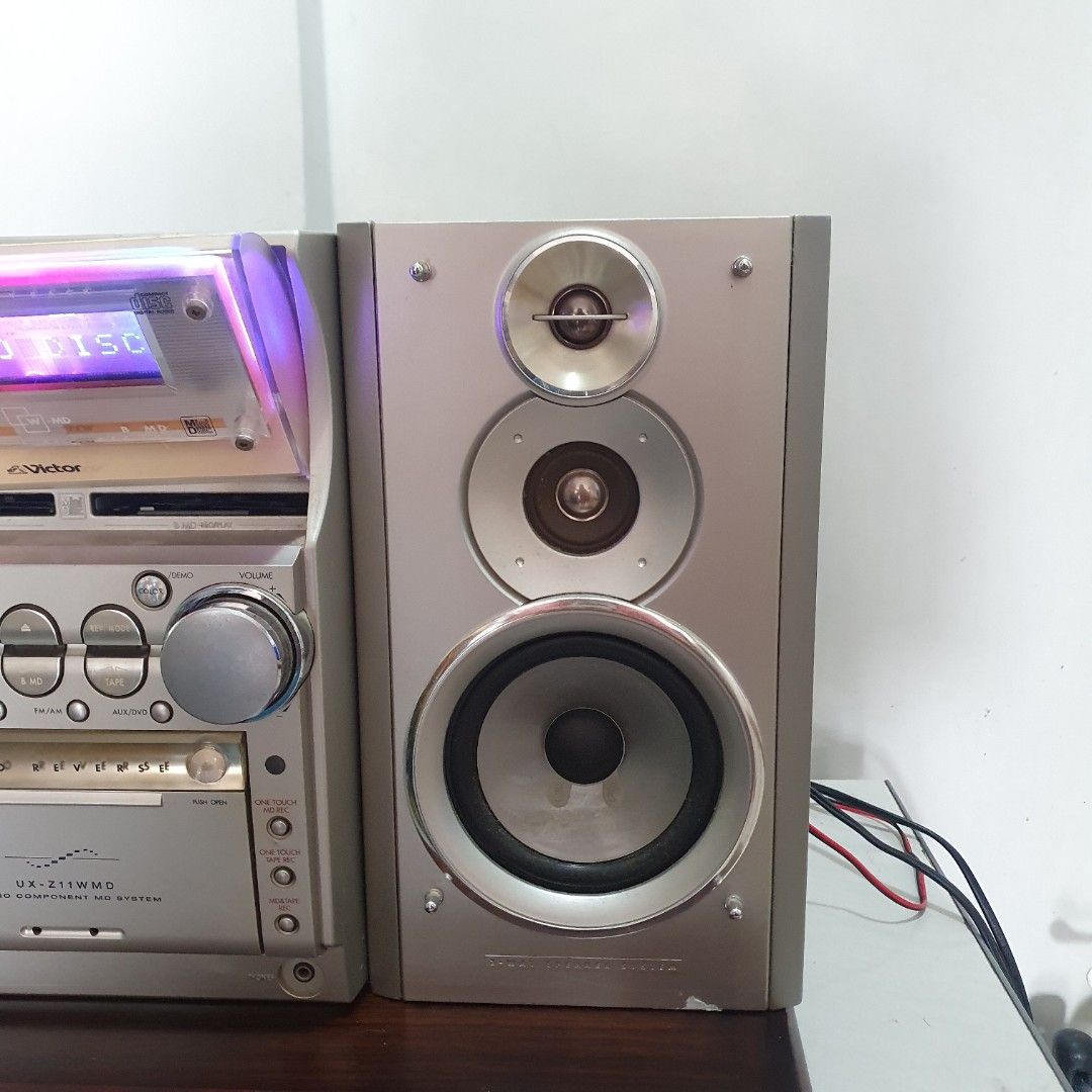 Vintage Victor Micro Component 3 way speaker system, Audio, Portable ...