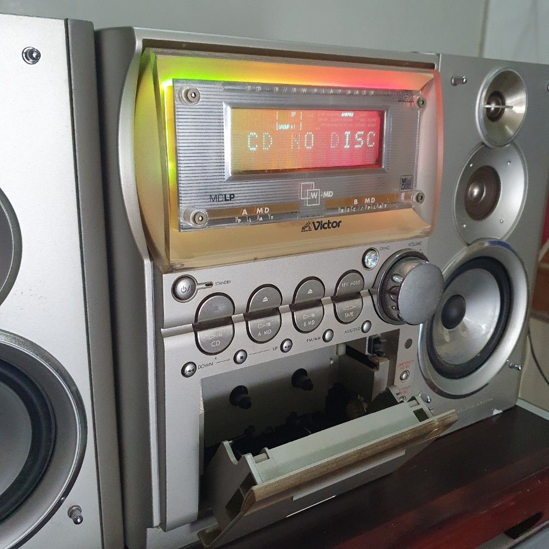 Vintage Victor Micro Component 3 way speaker system, Audio, Portable ...