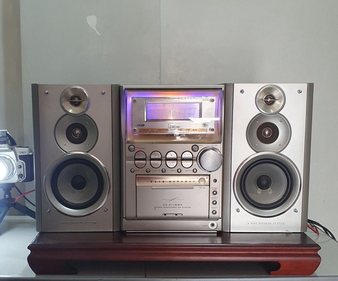 Vintage Victor Micro Component 3 way speaker system, Audio, Portable ...