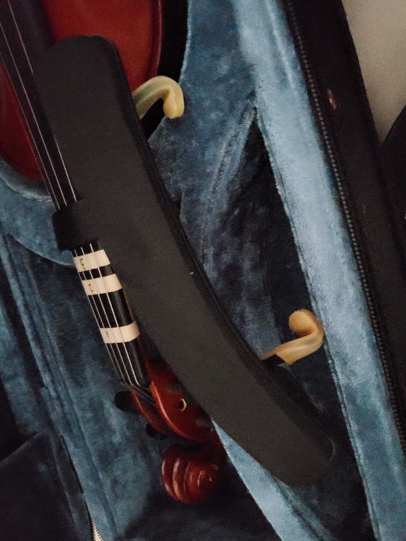 violin full set with free music stand, Hobbies & Toys, Music & Media ...