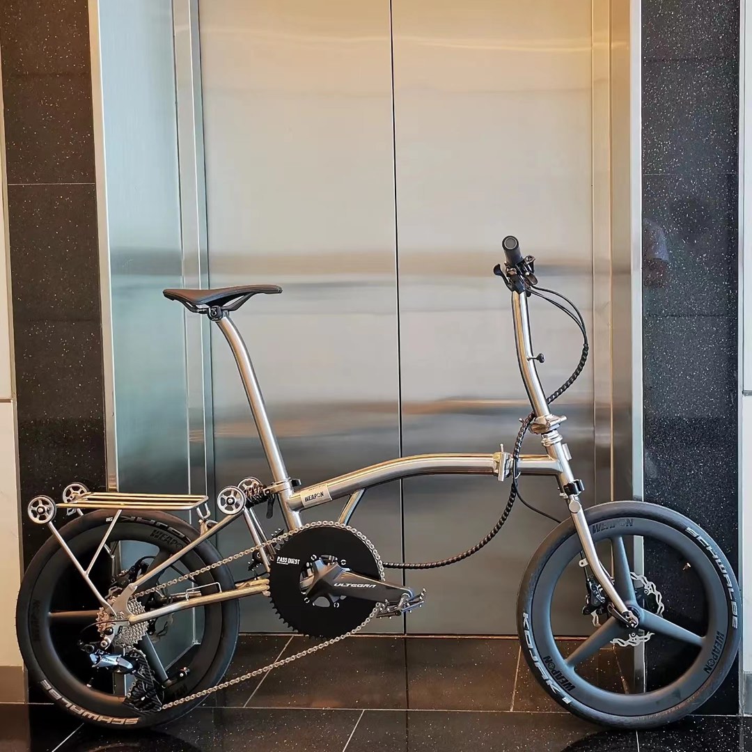 WEAPON Titanium Trifold bike / Trifold bike - Frameset (3500 ...