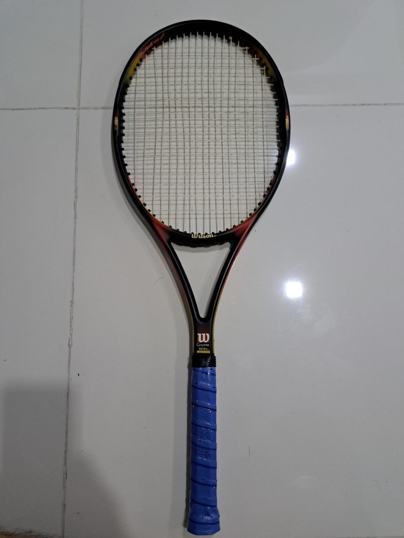 WELL USED *Vintage* Wilson Pro Staff 6.1 SI Stretch Tennis Racquet ...