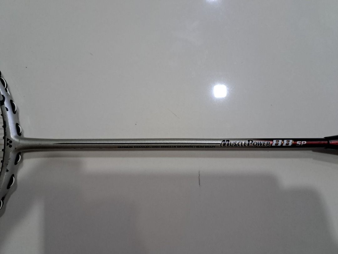 WELL USED Yonex Muscle Power 88 SP Badminton Racquet, Sports Equipment, Sports & Games, Racket ...