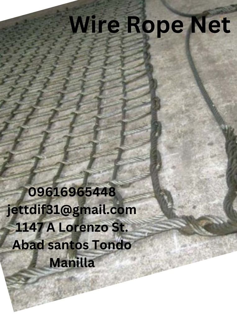 WIRE ROPE NET, Commercial & Industrial, Construction & Building ...
