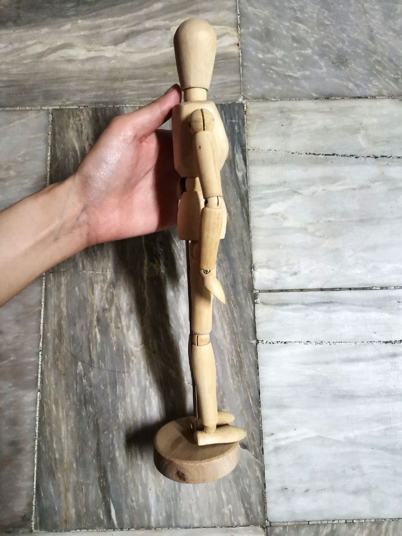 Wooden Mannequin Human Figure Model 12 Inch / 30 CM on Carousell