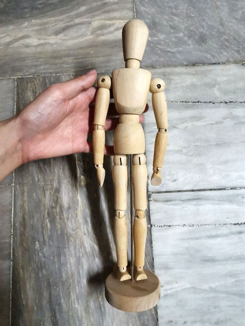 Wooden Mannequin Human Figure Model 12 Inch / 30 CM on Carousell