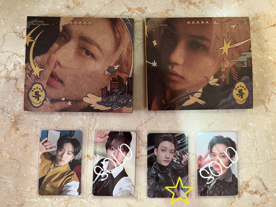 WTS Stray Kids 5 Star Digipack Albums photocards pcs Felix Hyunjin ...