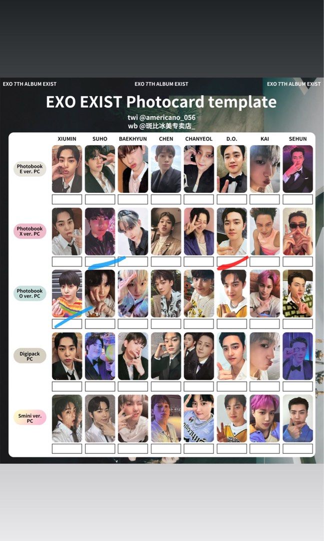 exo photocards exist