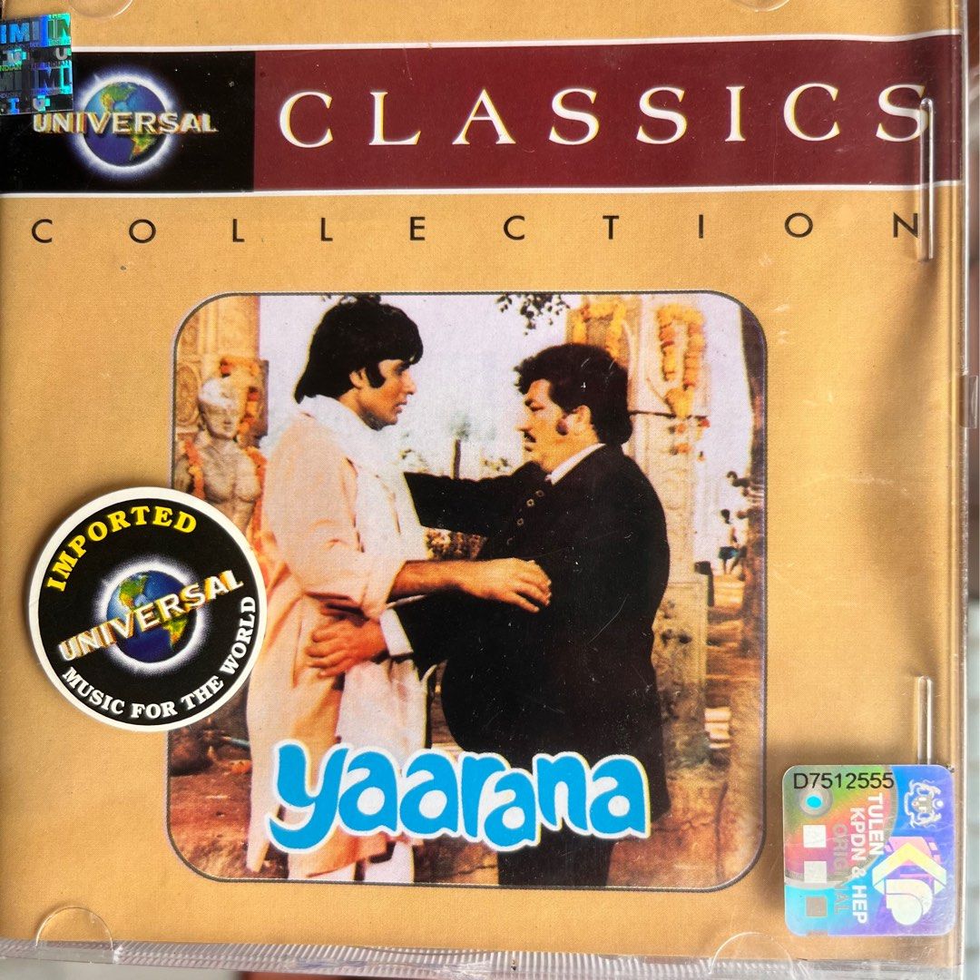YAARANA Soundtrack CD, Hobbies & Toys, Music & Media, CDs & DVDs on ...