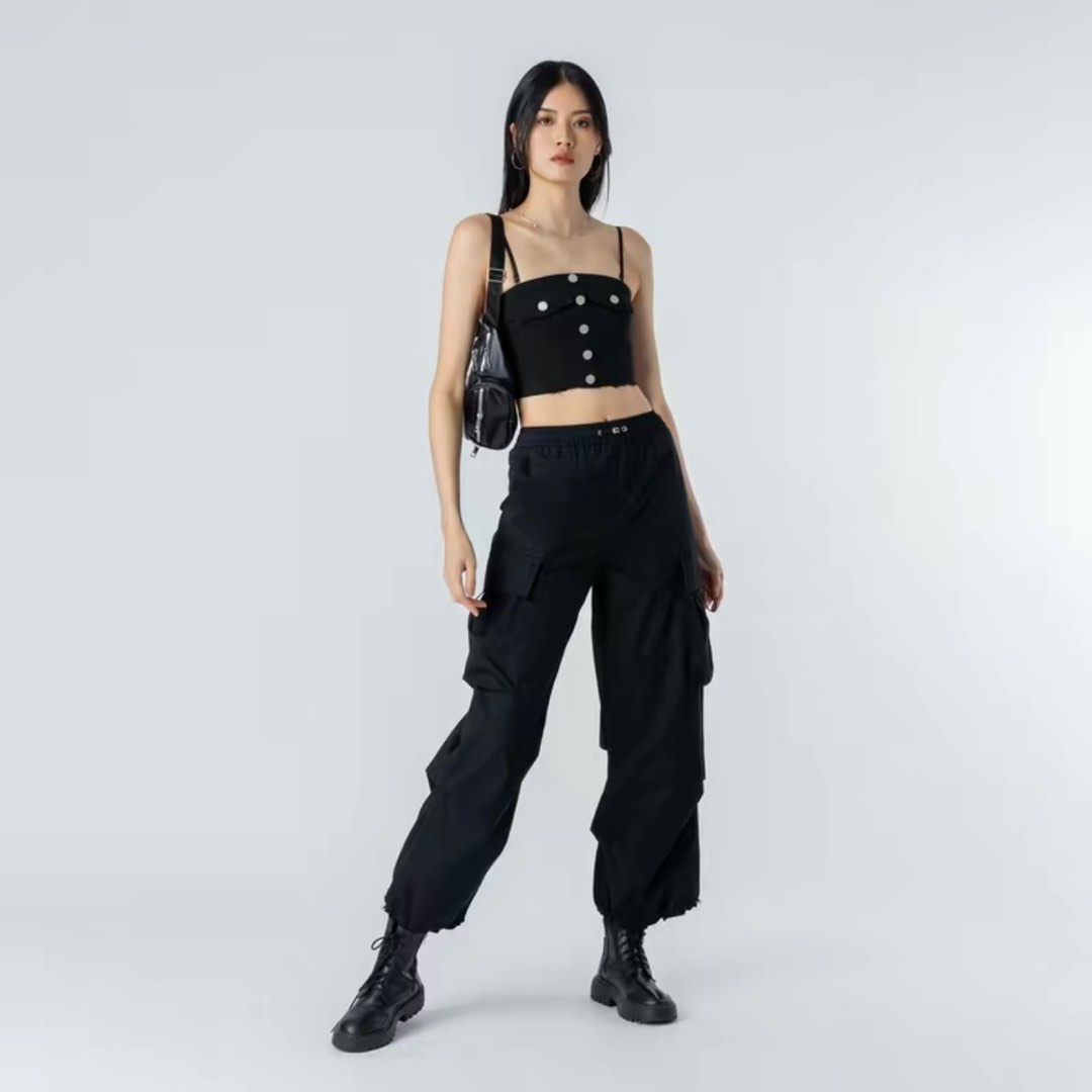 YHF Vision Pants in Black, Women's Fashion, Bottoms, Other Bottoms on ...