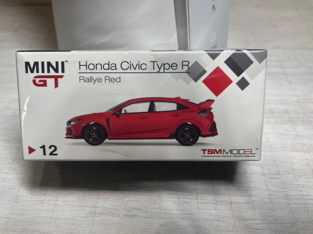 1:64 mini GT HONDA civic type R rallye red, Hobbies & Toys, Toys ...