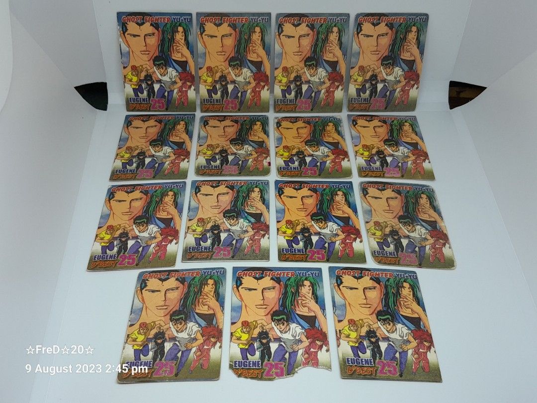 1990s Ghost Fighter D'Best 25 Half Size Teks (15pcs), Hobbies & Toys ...