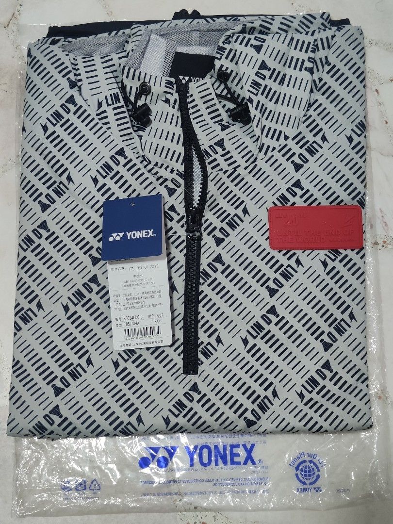 2023 Yonex Lin Dan series jacket (tag Yonex Victor Nanoflare Astrox Bladex Mizuno Jetspeed ...
